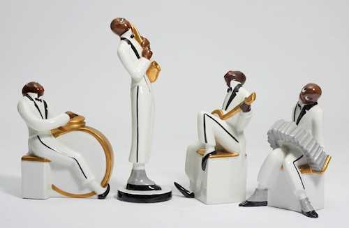 Robj | A GROUP OF 4 JAZZ MUSICIANS | MutualArt