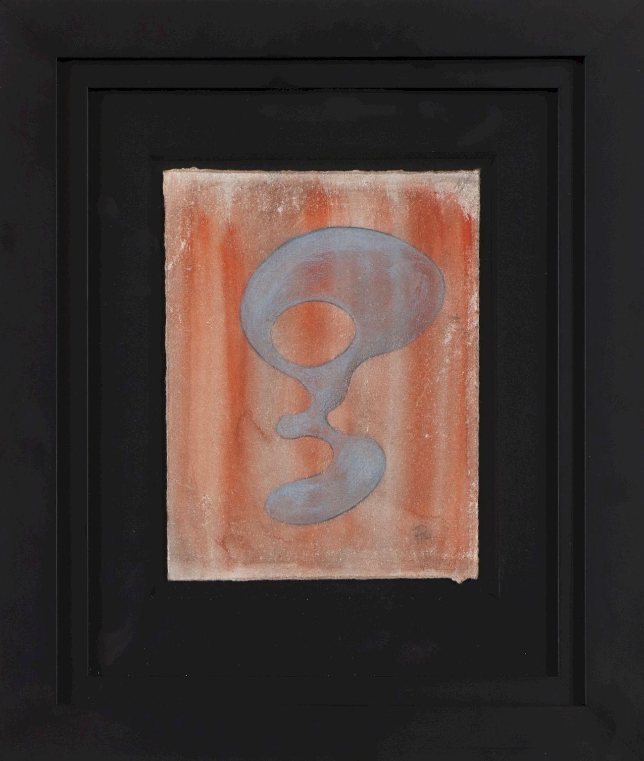 Richard Haizmann | Amorphe Form auf Rot | MutualArt