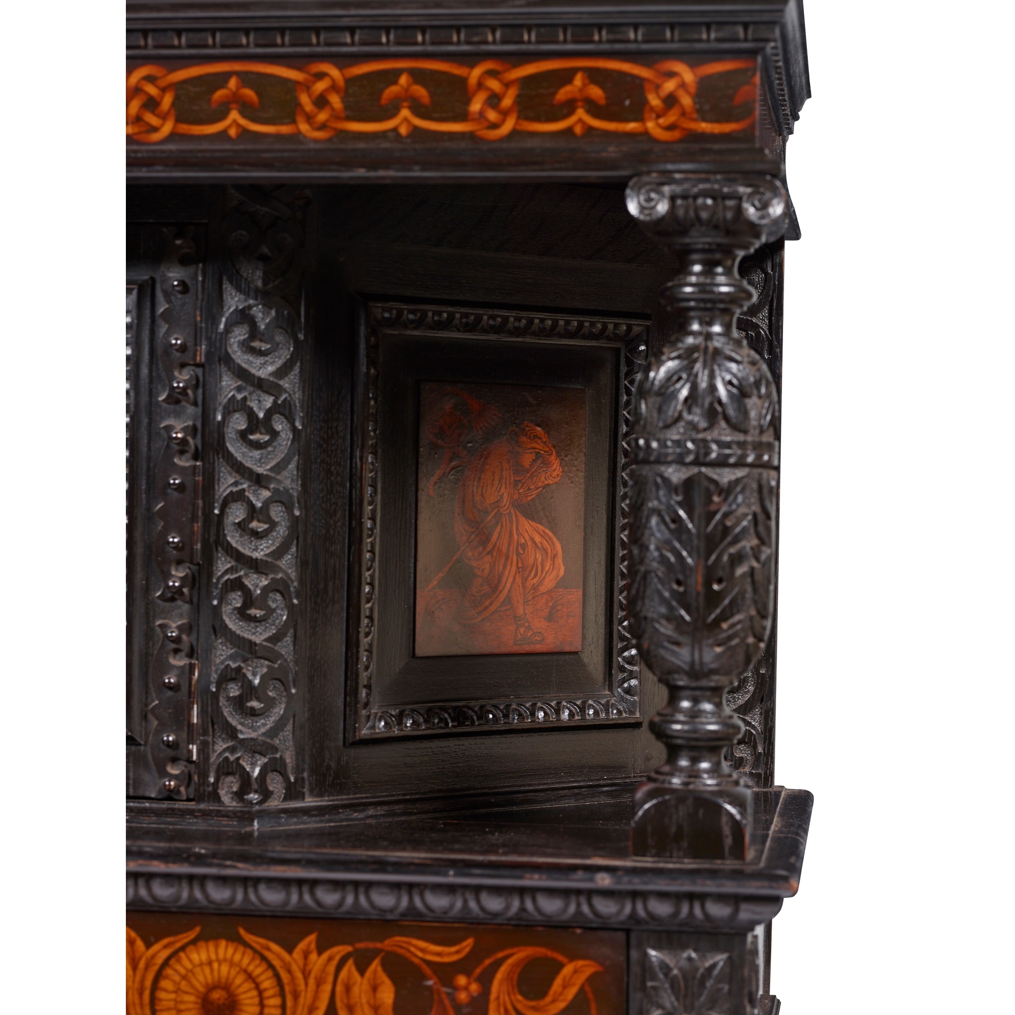 Daniel Cottier | AESTHETIC MOVEMENT COURT CUPBOARD (1880) | MutualArt