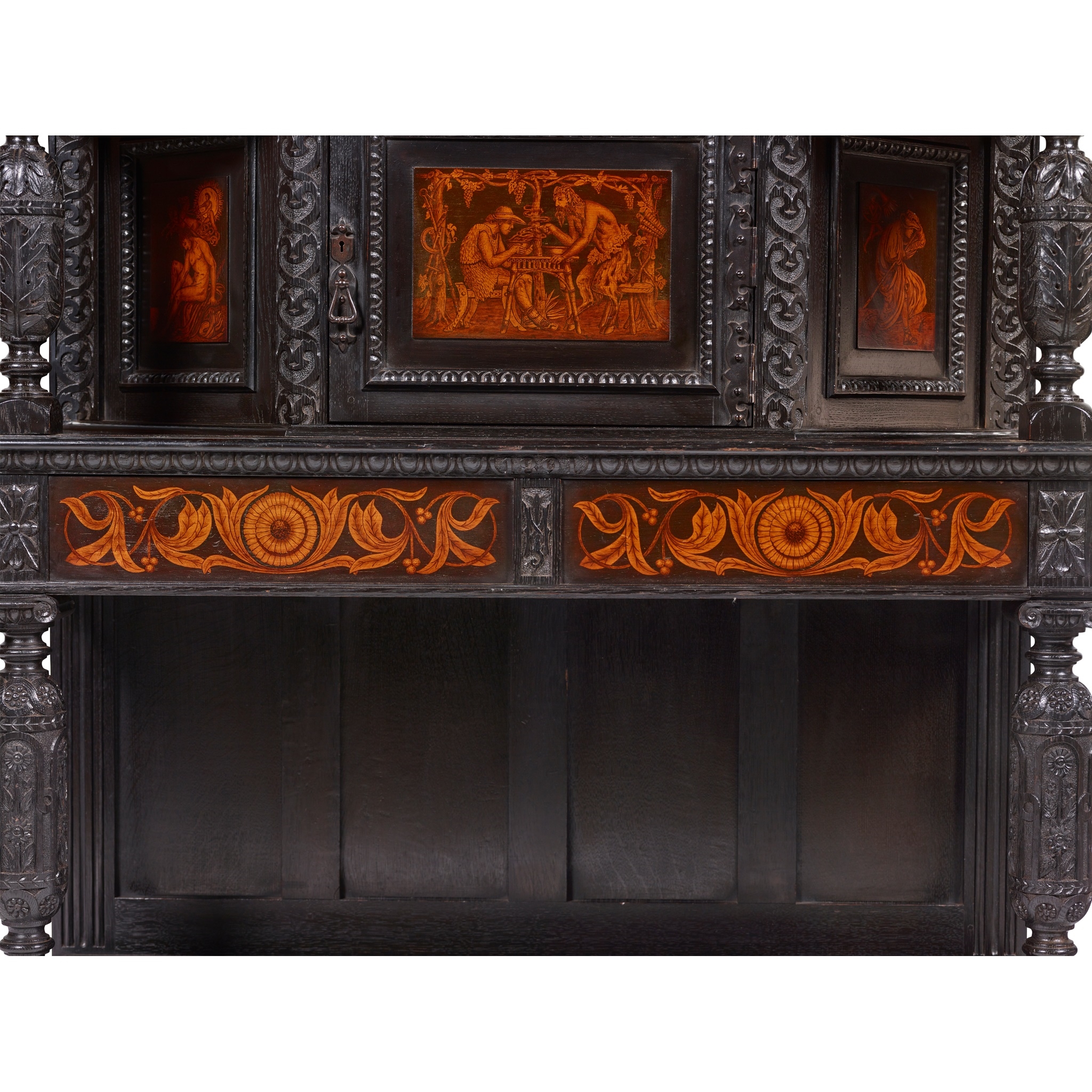 Daniel Cottier | AESTHETIC MOVEMENT COURT CUPBOARD (1880) | MutualArt