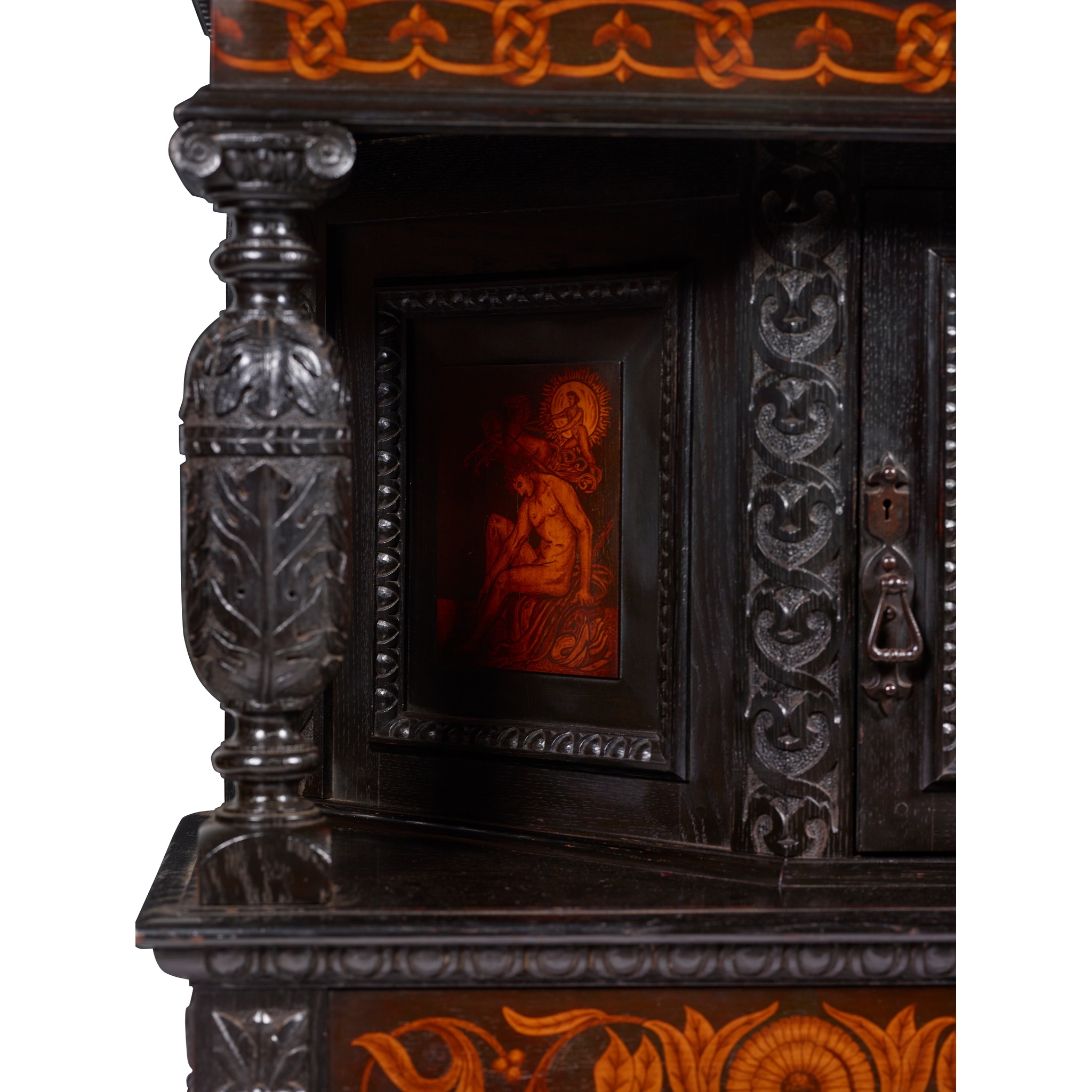 Daniel Cottier | AESTHETIC MOVEMENT COURT CUPBOARD (1880) | MutualArt