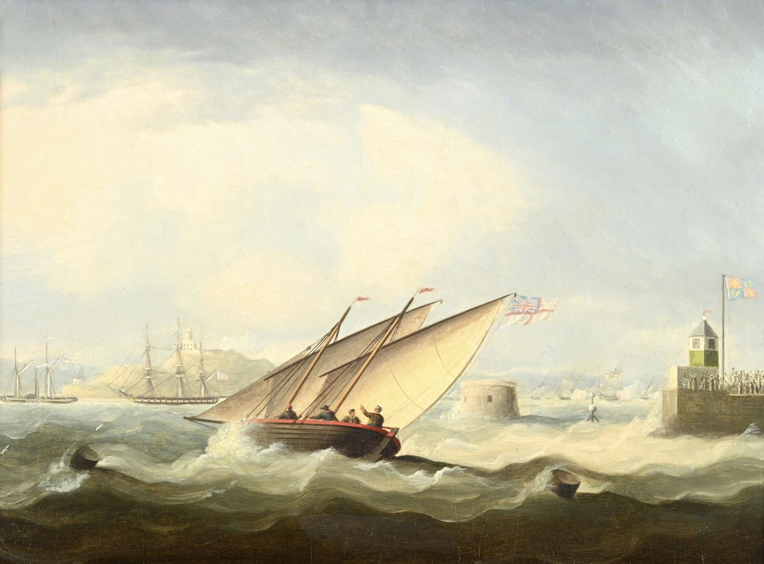 Thomas Buttersworth | THE ROYAL GEORGE AT LEITH FOR THE VISIT OF KING ...