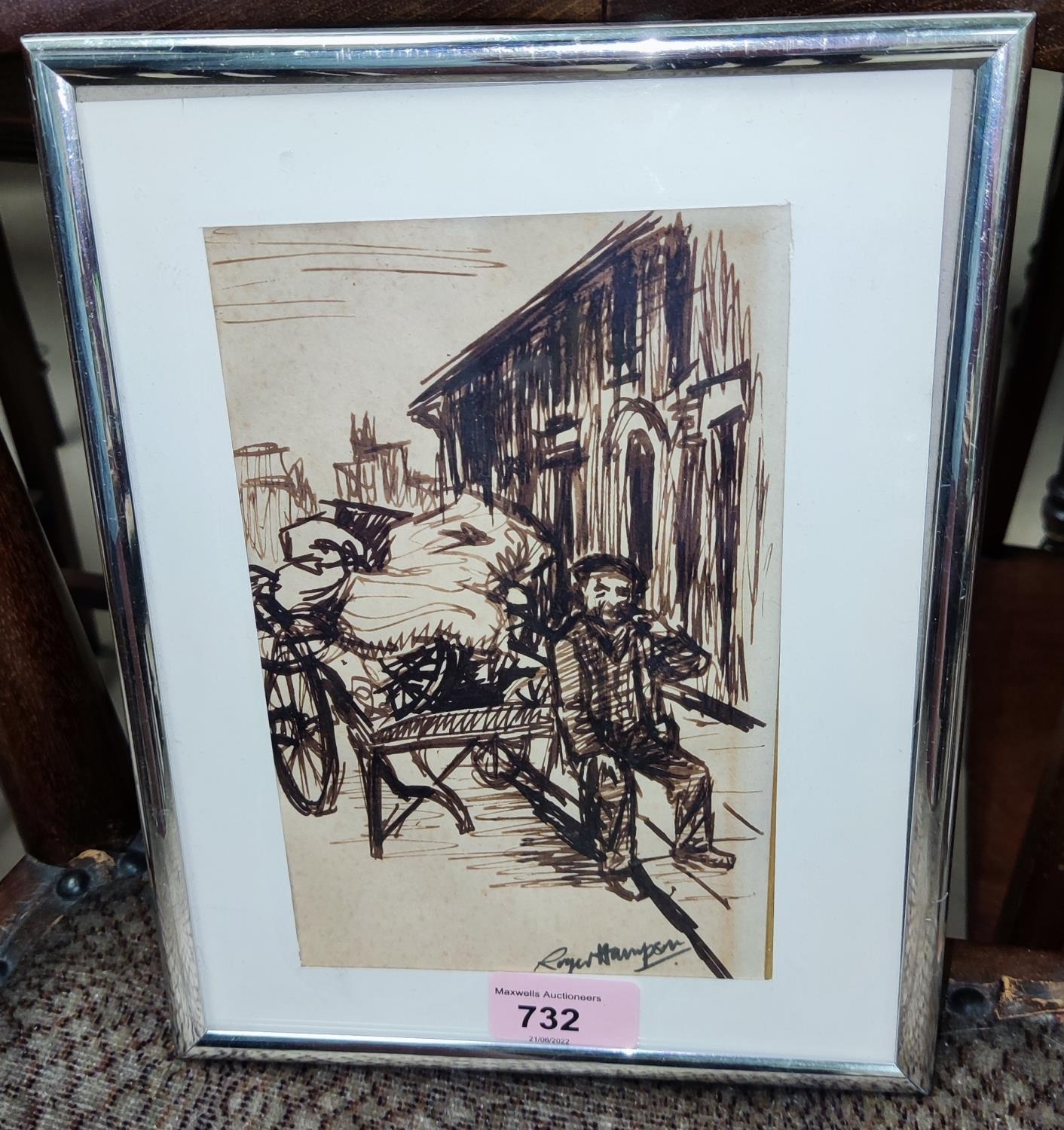 Roger Hampson | Rag and Bone cart | MutualArt