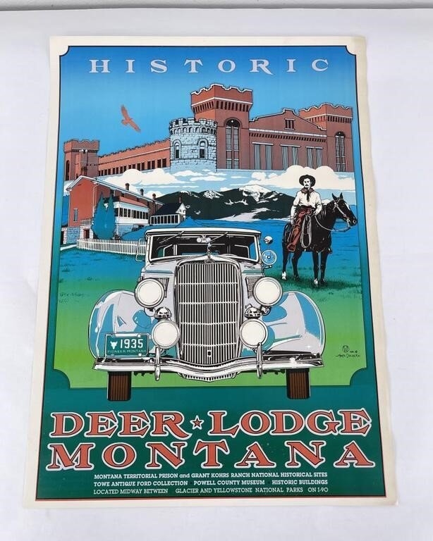Monte Dolack | Deer Lodge Montana Poster | MutualArt