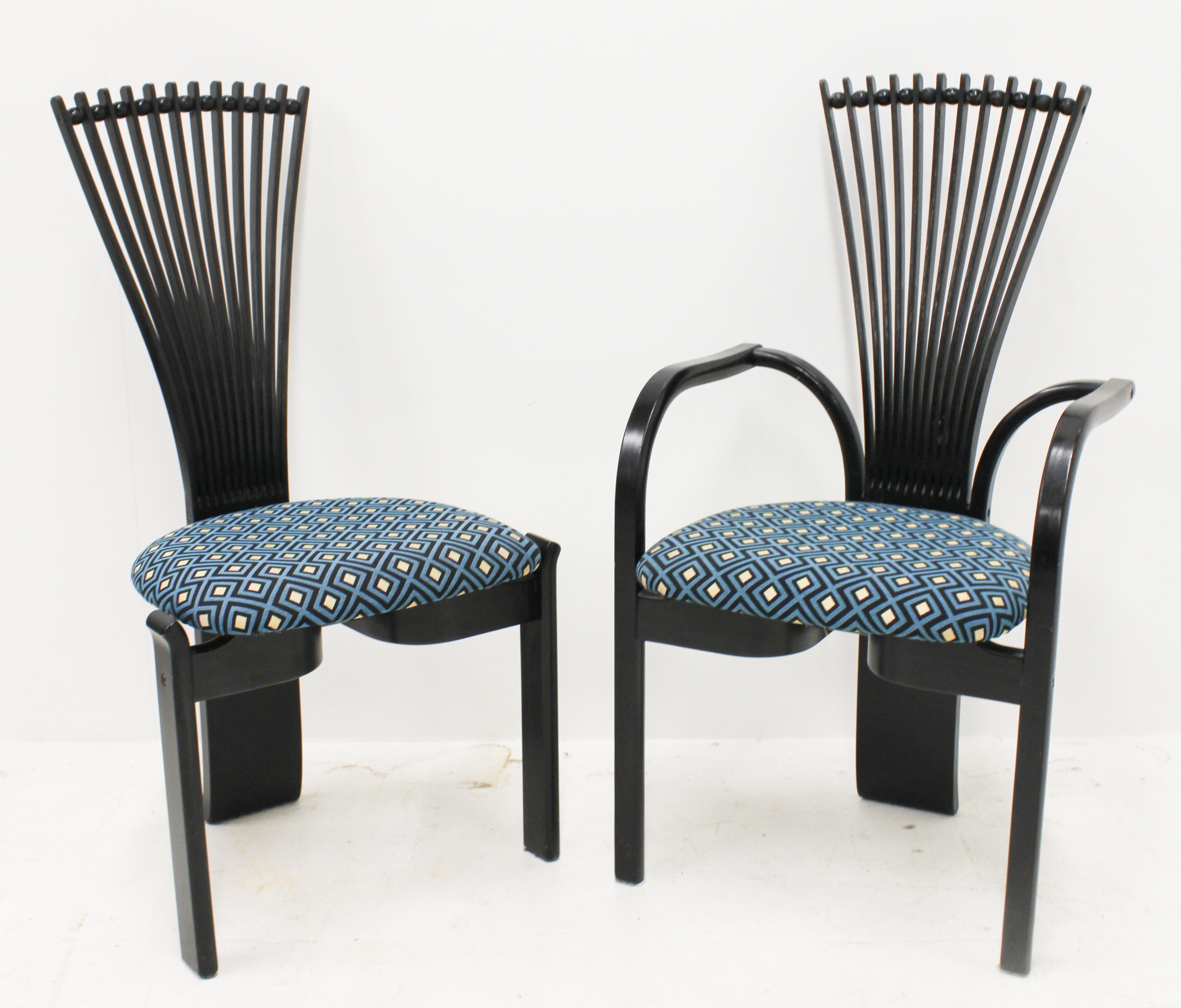 Torstein Nilsen | Een set van acht 'Totem' stoelen (1980) | MutualArt