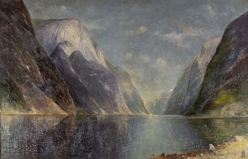Otto Sinding | Fjord in Norwegen | MutualArt