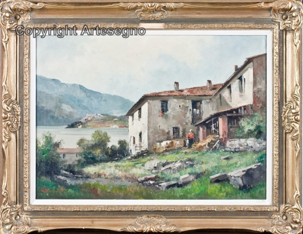 Ercole Magrotti | Casa sul lago | MutualArt