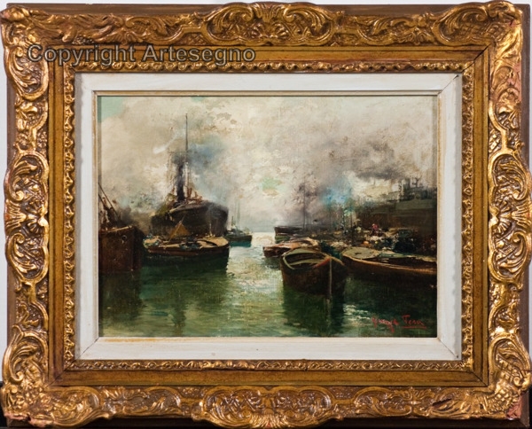 Giuseppe Pesa | Il porto | MutualArt