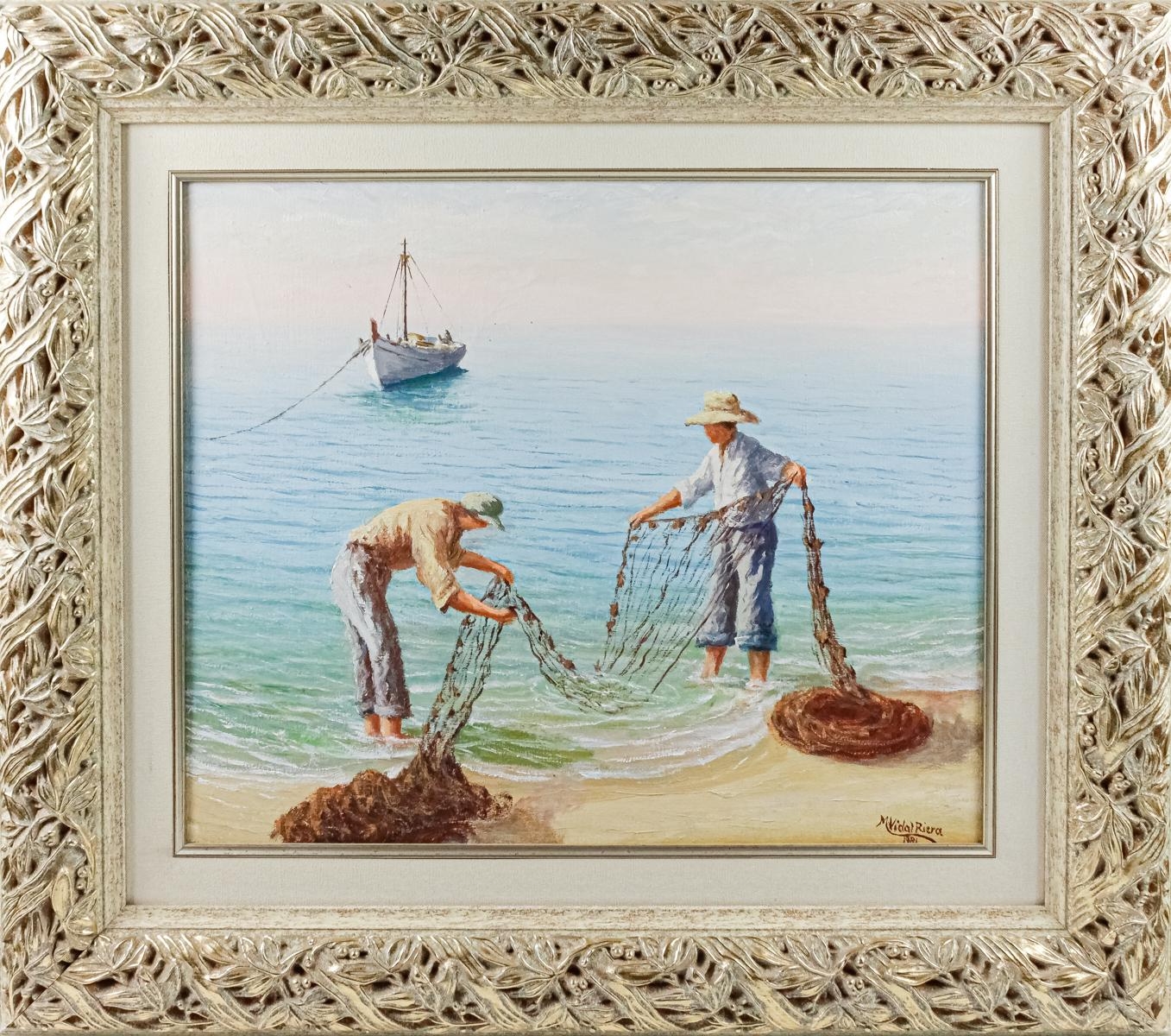 Mateo Riera Vidal | Aclarando las redes (1981) | MutualArt