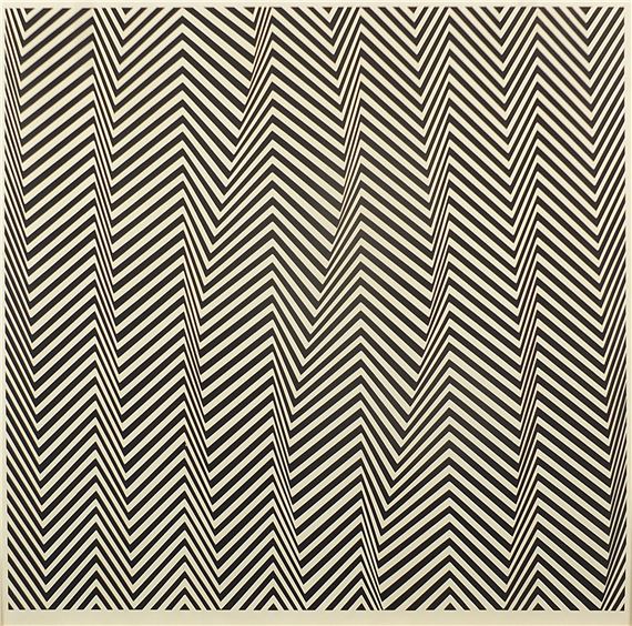 Bridget Riley | Bridget Riley - Poster Poem Ascending (1960s) | MutualArt