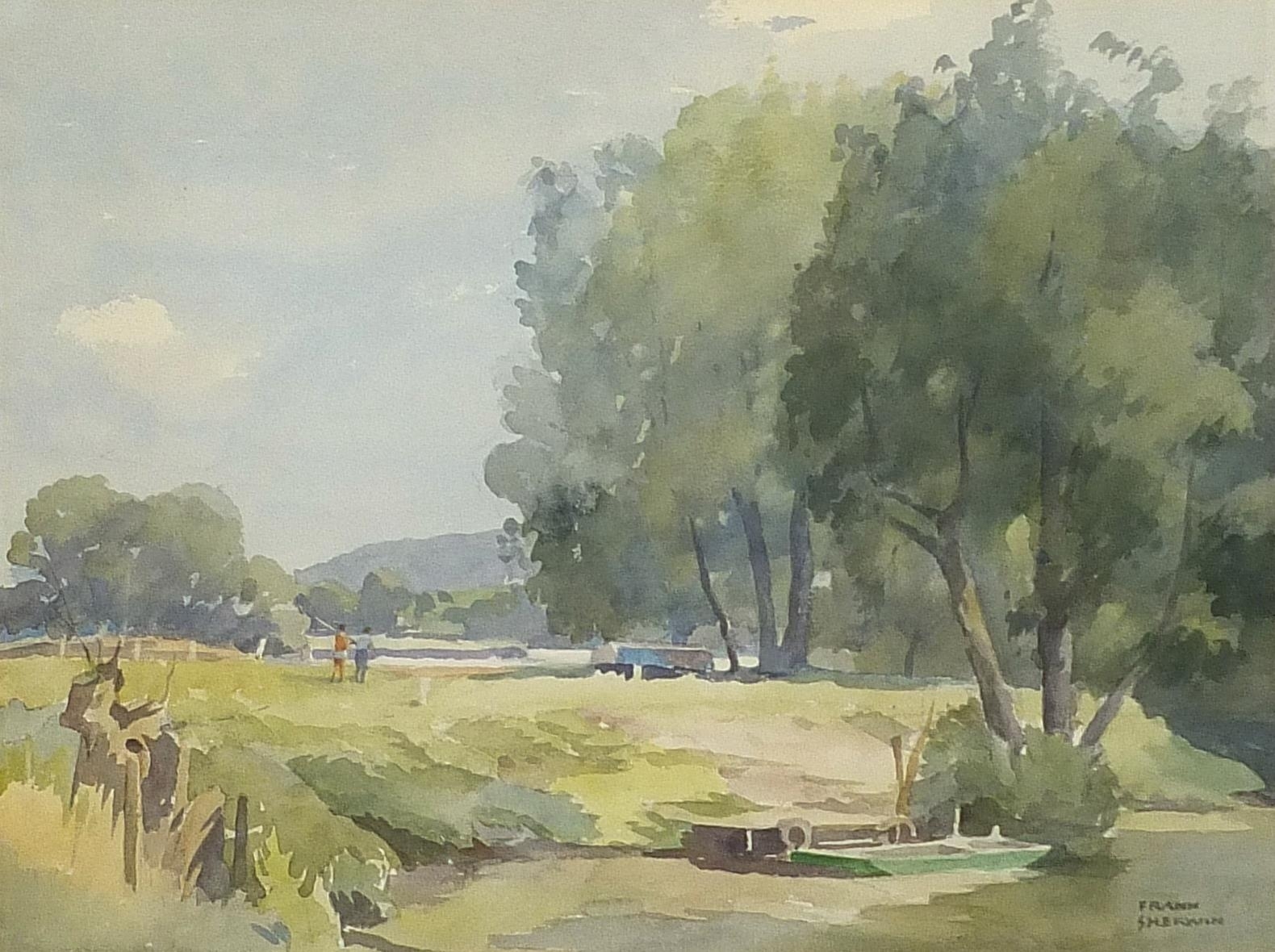 Frank Sherwin | Frank Sherwin - The Thames at Mill End | MutualArt