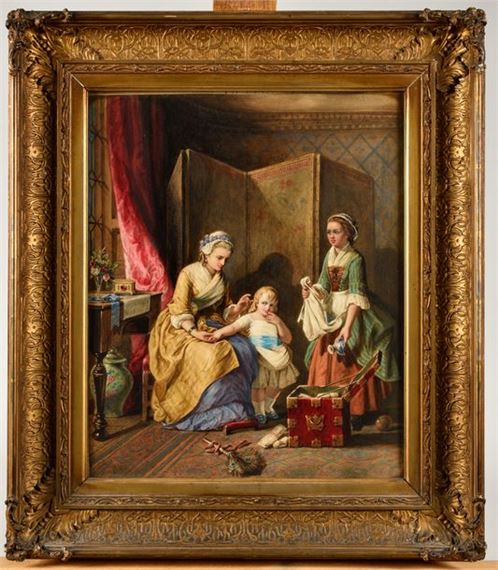 French School, 19th Century | Louis XVII at the prison of the temple ...