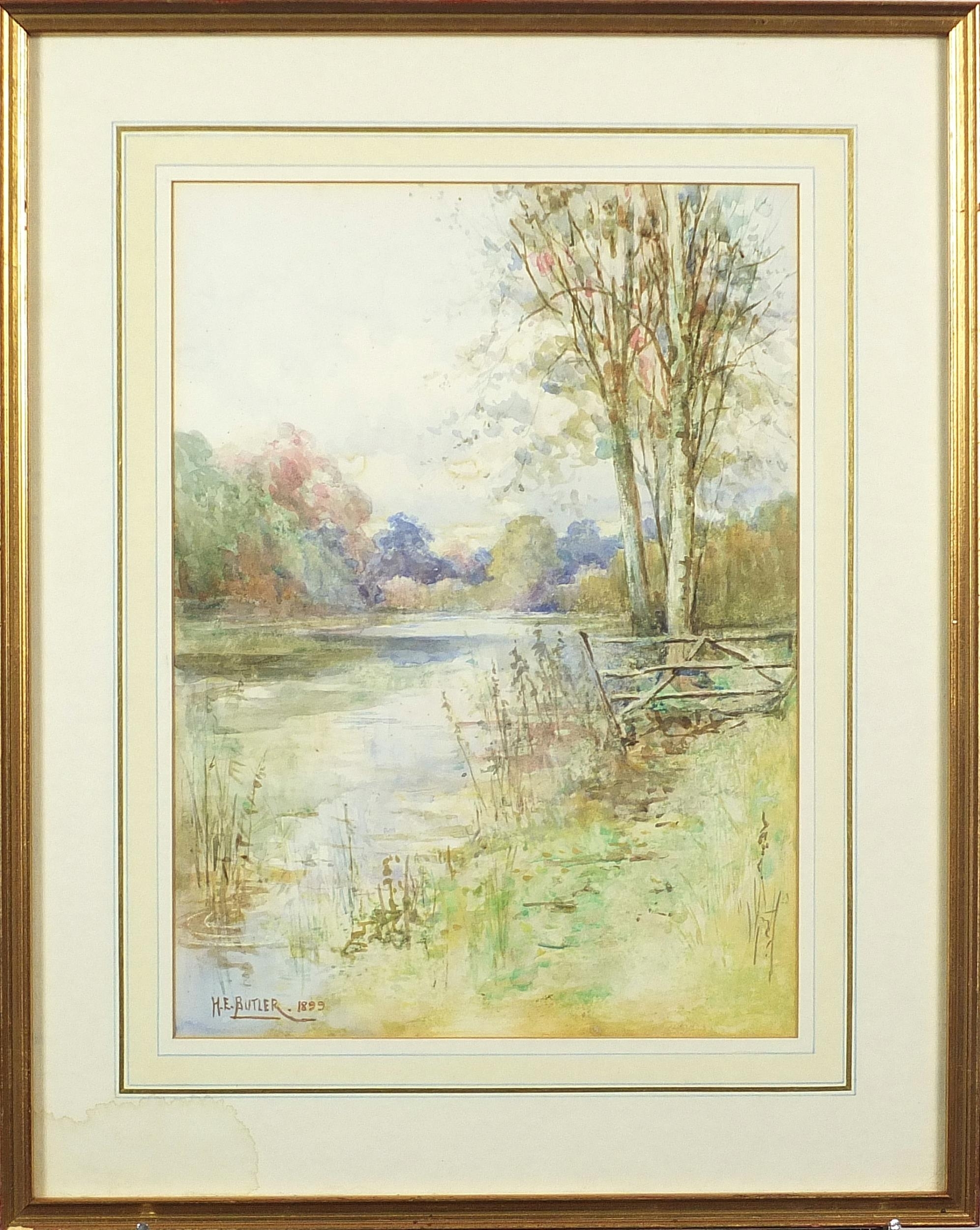 Herbert Edward Butler | Herbert E Butler 1899 - The Flooding River ...