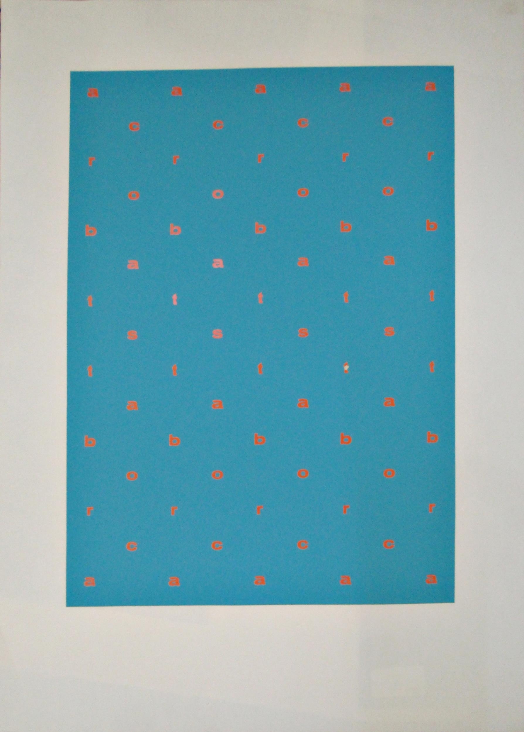 Ian Hamilton Finlay | ACROBATS (1968) | MutualArt