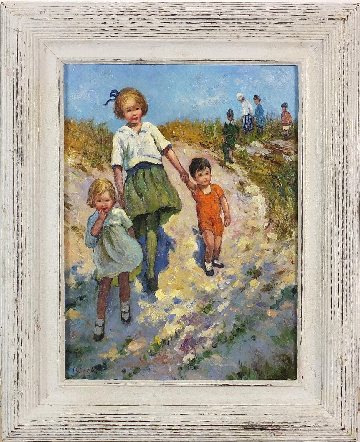Dorothea Sharp | Manner of Dorothea Sharp - Children on a beach | MutualArt