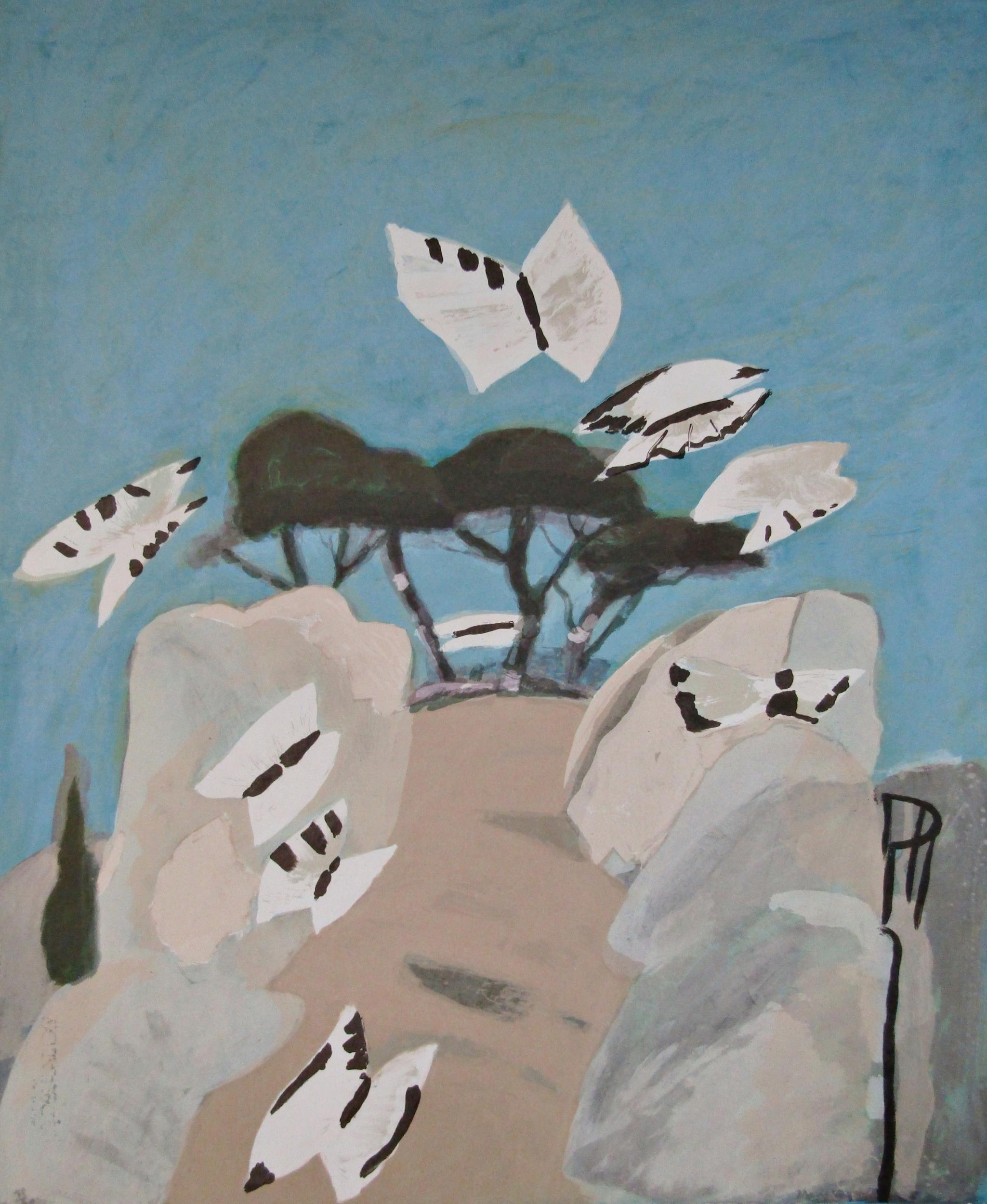 Mary Newcomb | 'BUTTERFLIES | MutualArt