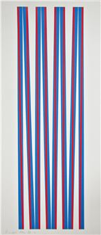 Bridget Riley | UNTITLED (BASED ON BLAZE) (1964) | MutualArt