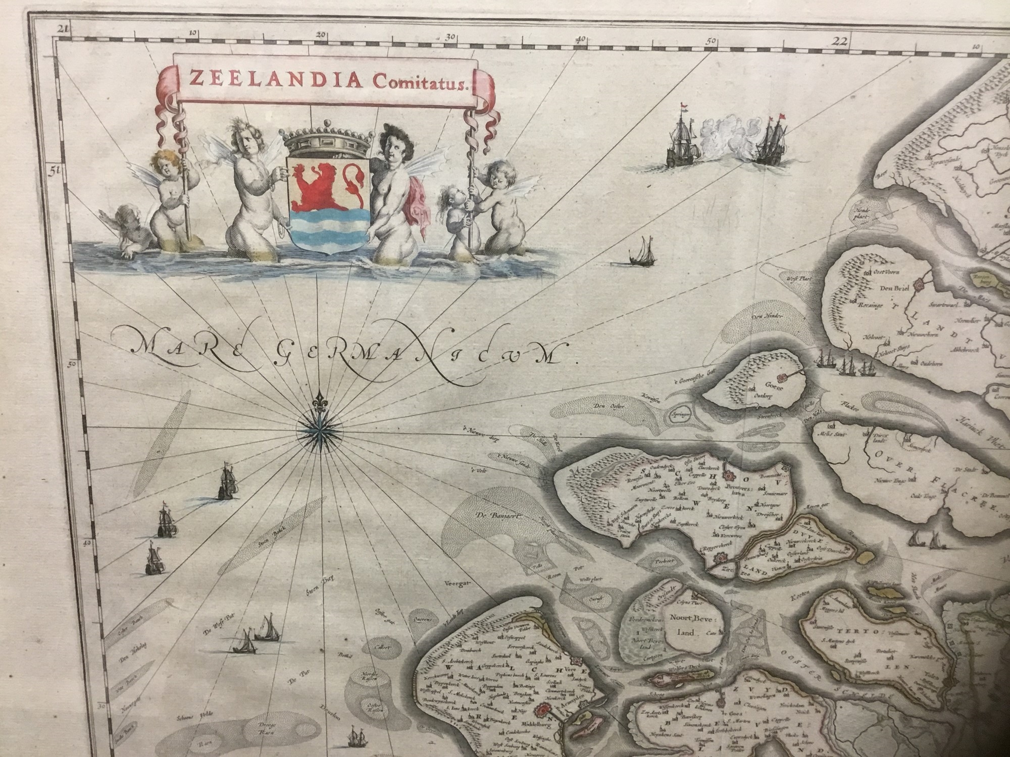 Johan Blaeu | Map of Zeelandia (17th Century) | MutualArt