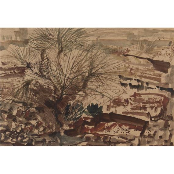 Harald Vike | NATIVE GRASSES IN A CENTRAL AUSTRALIAN LANDSCAPE | MutualArt