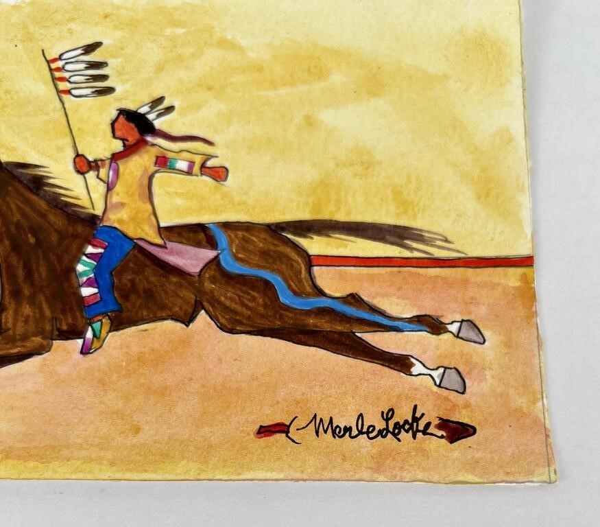 Merle Locke | Oglala Sioux | MutualArt