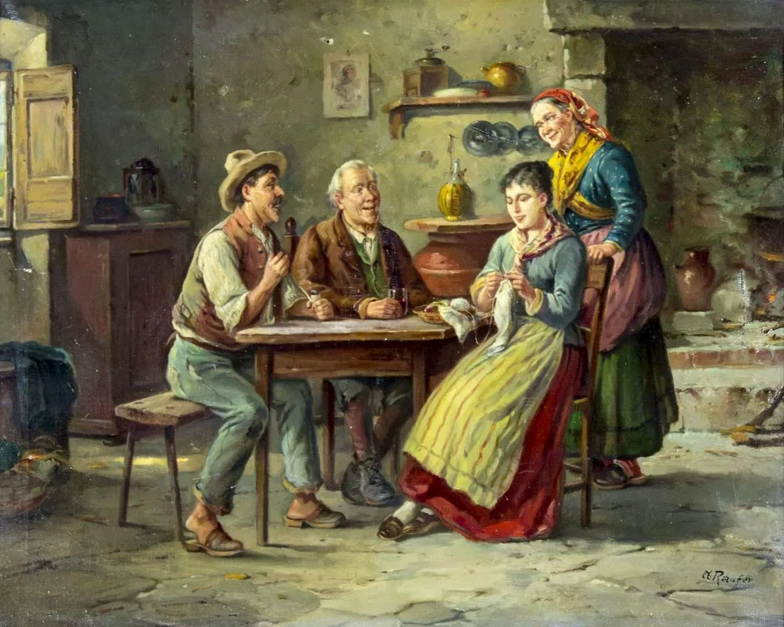 A. Raufer | Interior Scene | MutualArt