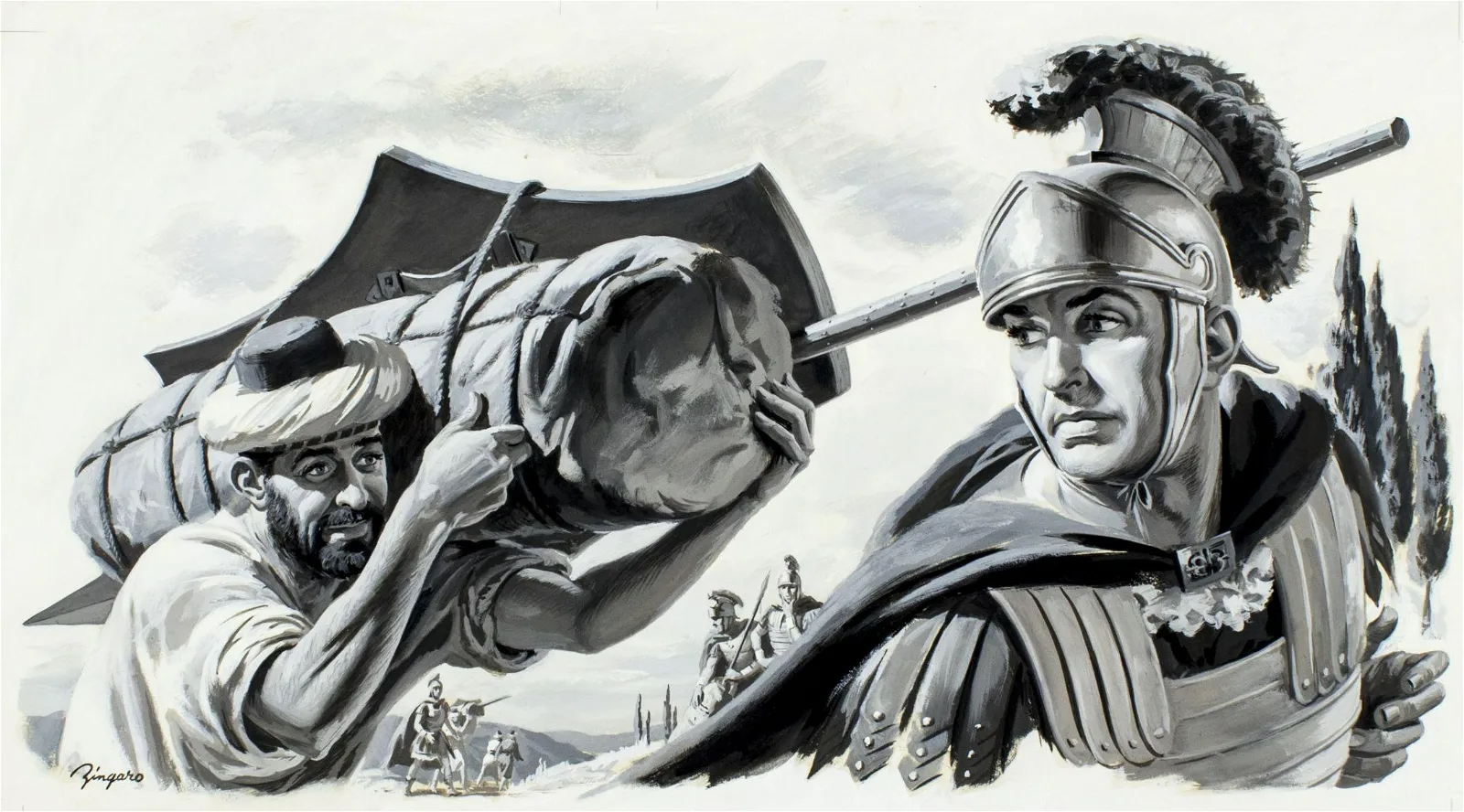Charles Zingaro | Roman Warriors | MutualArt