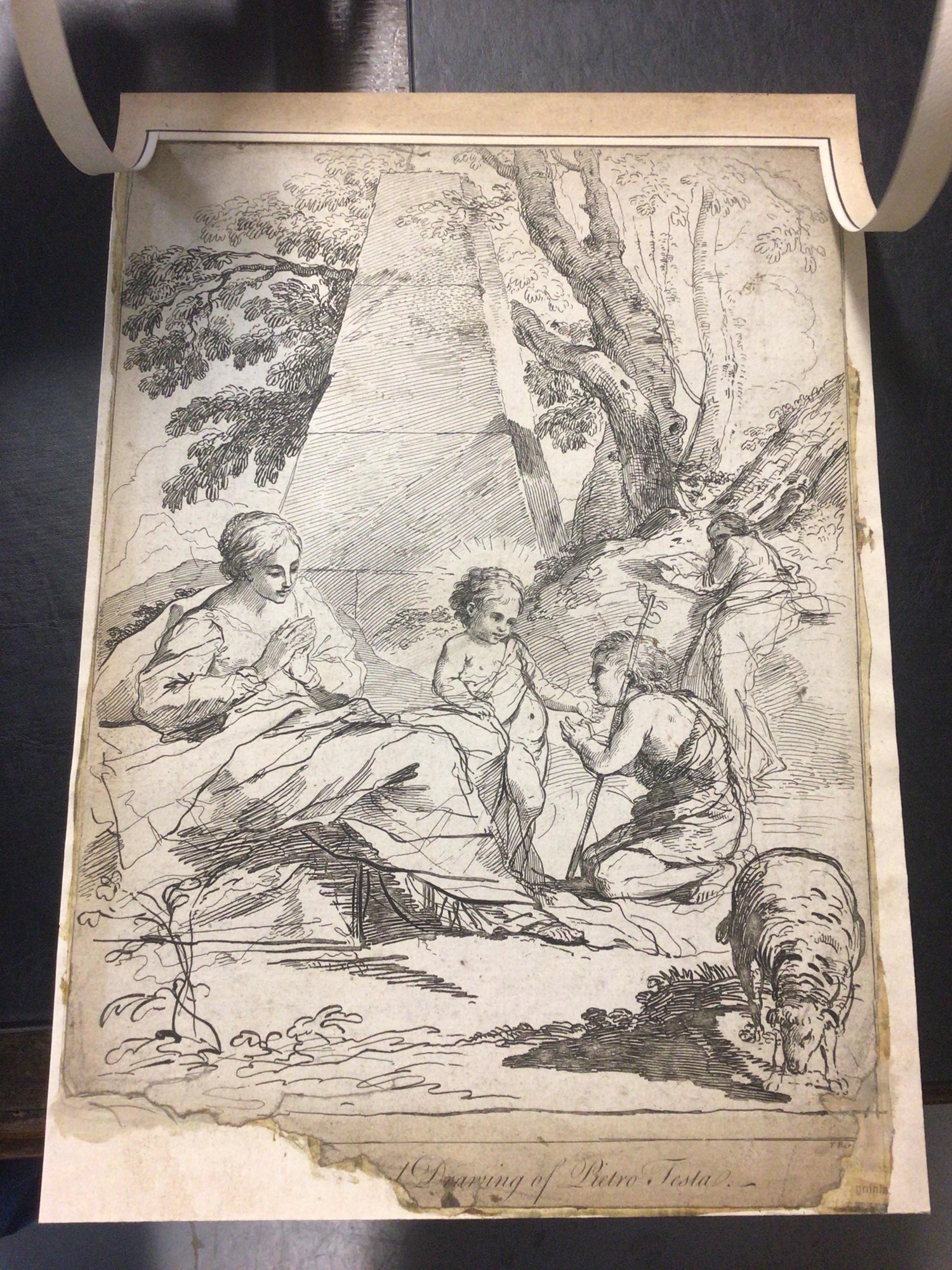 Pietro Testa | Family group in landscape | MutualArt