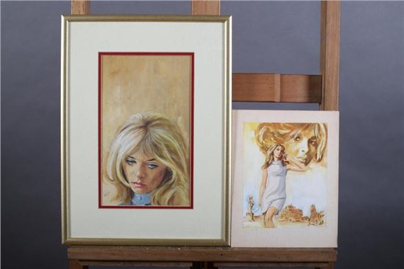 Sam Peffer | The Terracotta Palace', original dust jacket artwork for ...