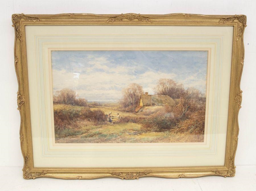 Henry John Sylvester Stannard | A conversation at a stile with drover ...