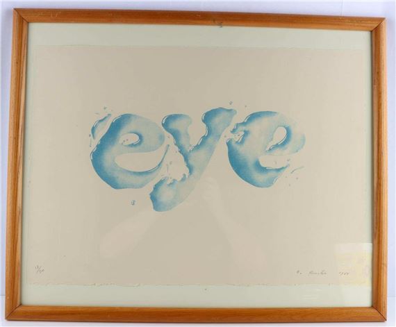 Ed Ruscha | Eye (1969) | MutualArt