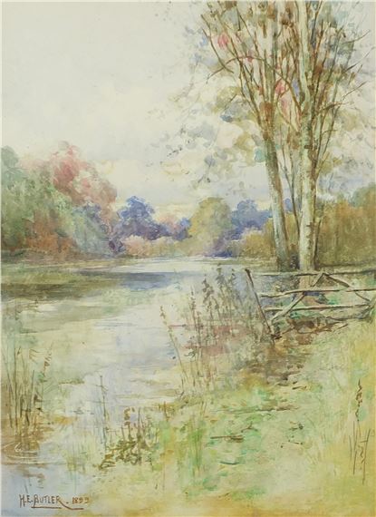 Herbert Edward Butler | The Flooding River (Late 19th Century) | MutualArt