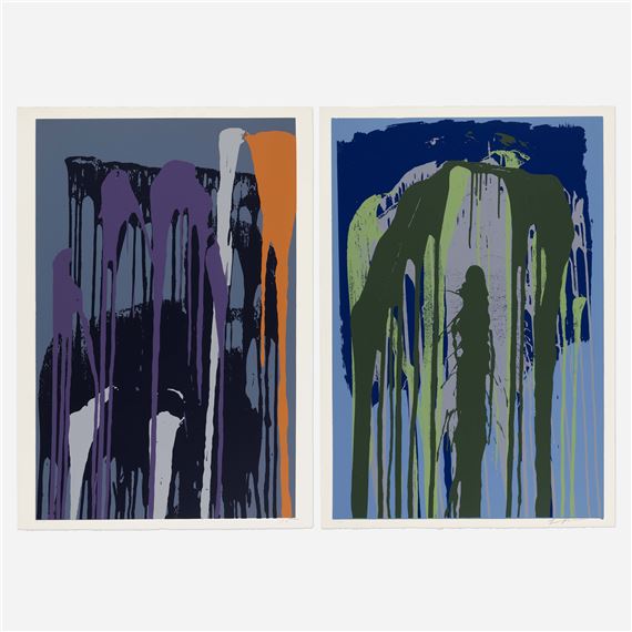 Larry Poons | Untitled two works (1980) | MutualArt