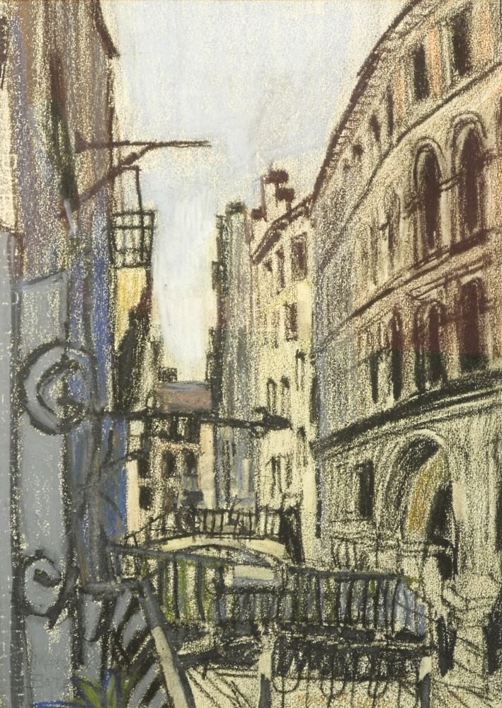 Maxwell Bennett Bates | Venice from Hotel Canaletto | MutualArt