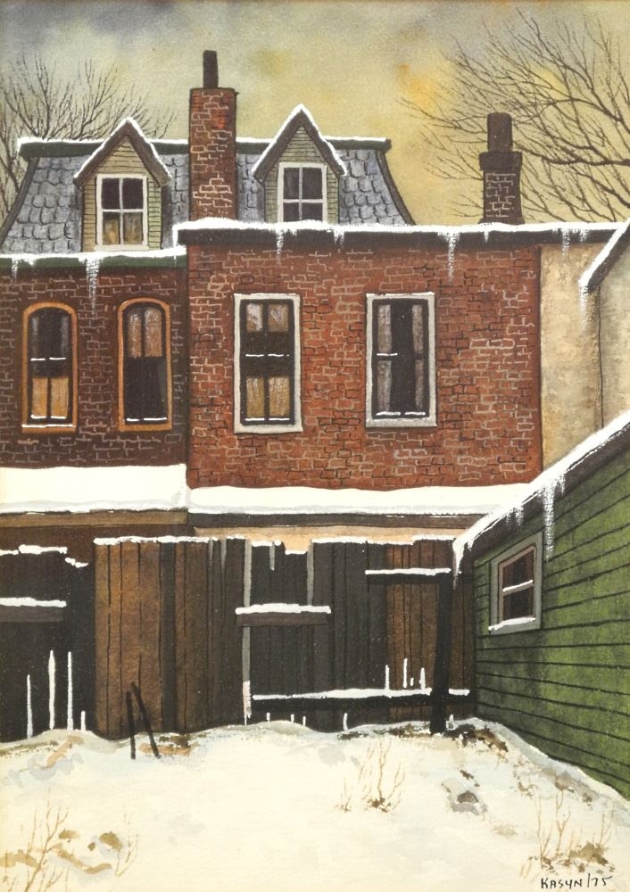 John Kasyn | Montreal Backyard | MutualArt