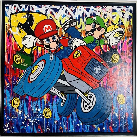 Fournier | Mario et sa Ferrari | MutualArt