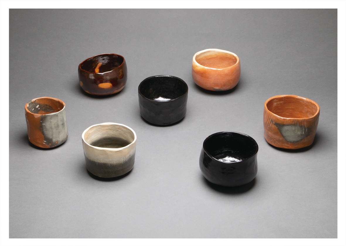Chozaemon Ohi IX | SEVEN KOETSU-STYLE TEA BOWLS | MutualArt