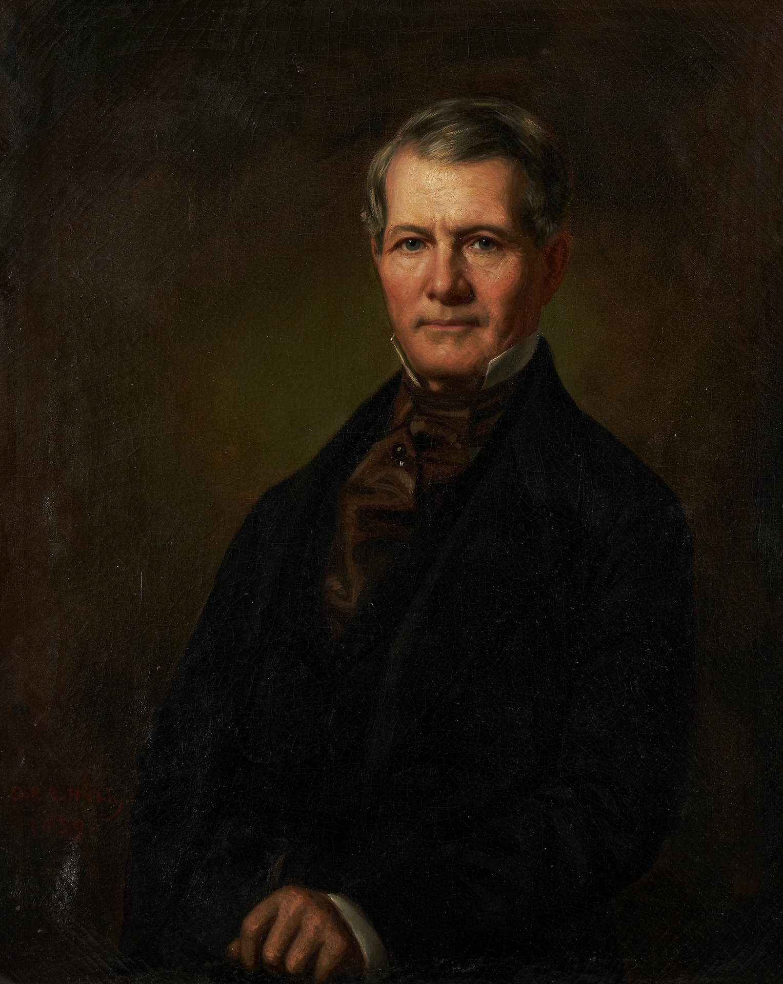 George P.A. Healy | Portrait of a Man (1859) | MutualArt