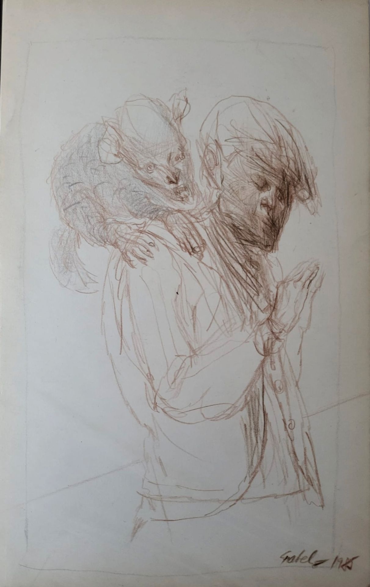 Roberto Fabelo | Portrait of a man (1984) | MutualArt