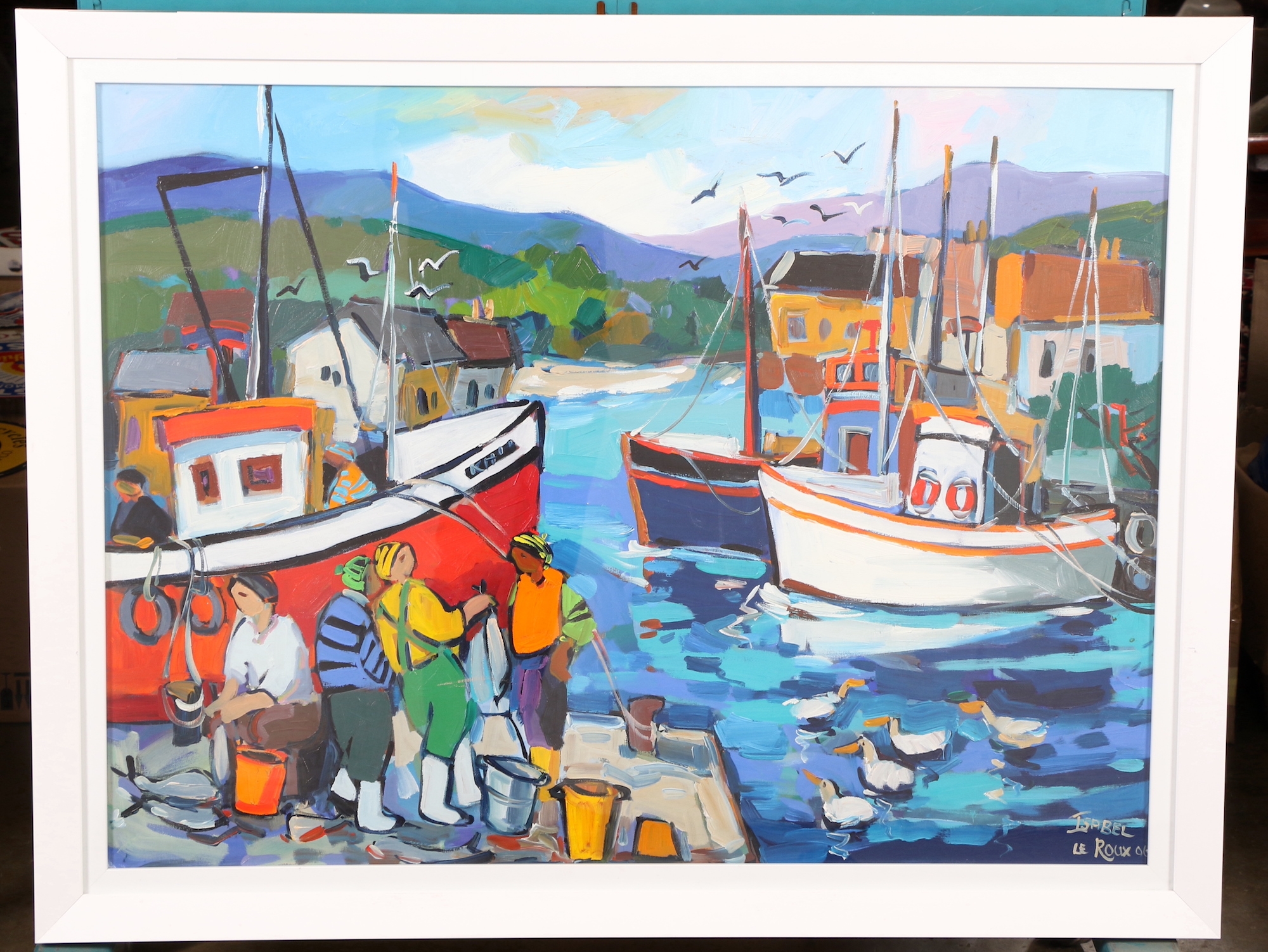 Isabel le Roux | HARBOUR SCENE | MutualArt