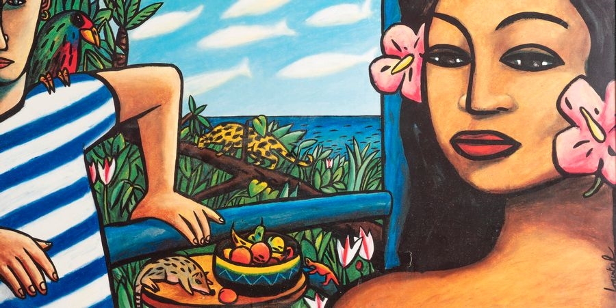 Pierre Joubert | Young man with a lance (1983) | MutualArt