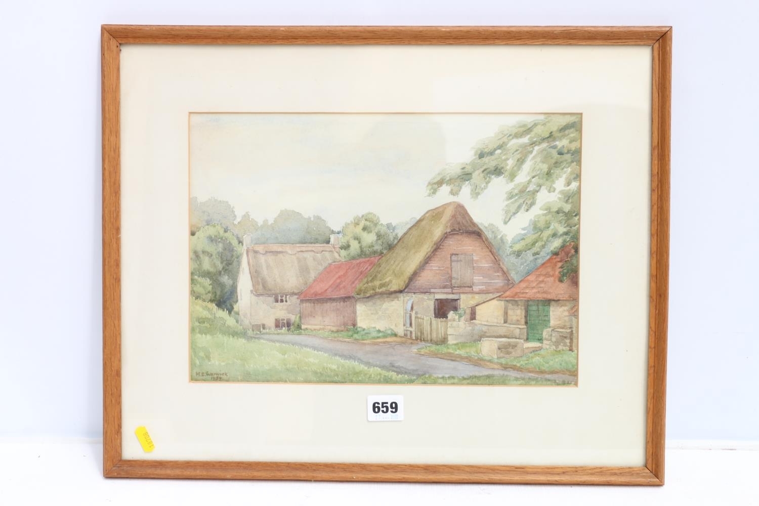 Mark Warwick | Farm buildings (1959) | MutualArt