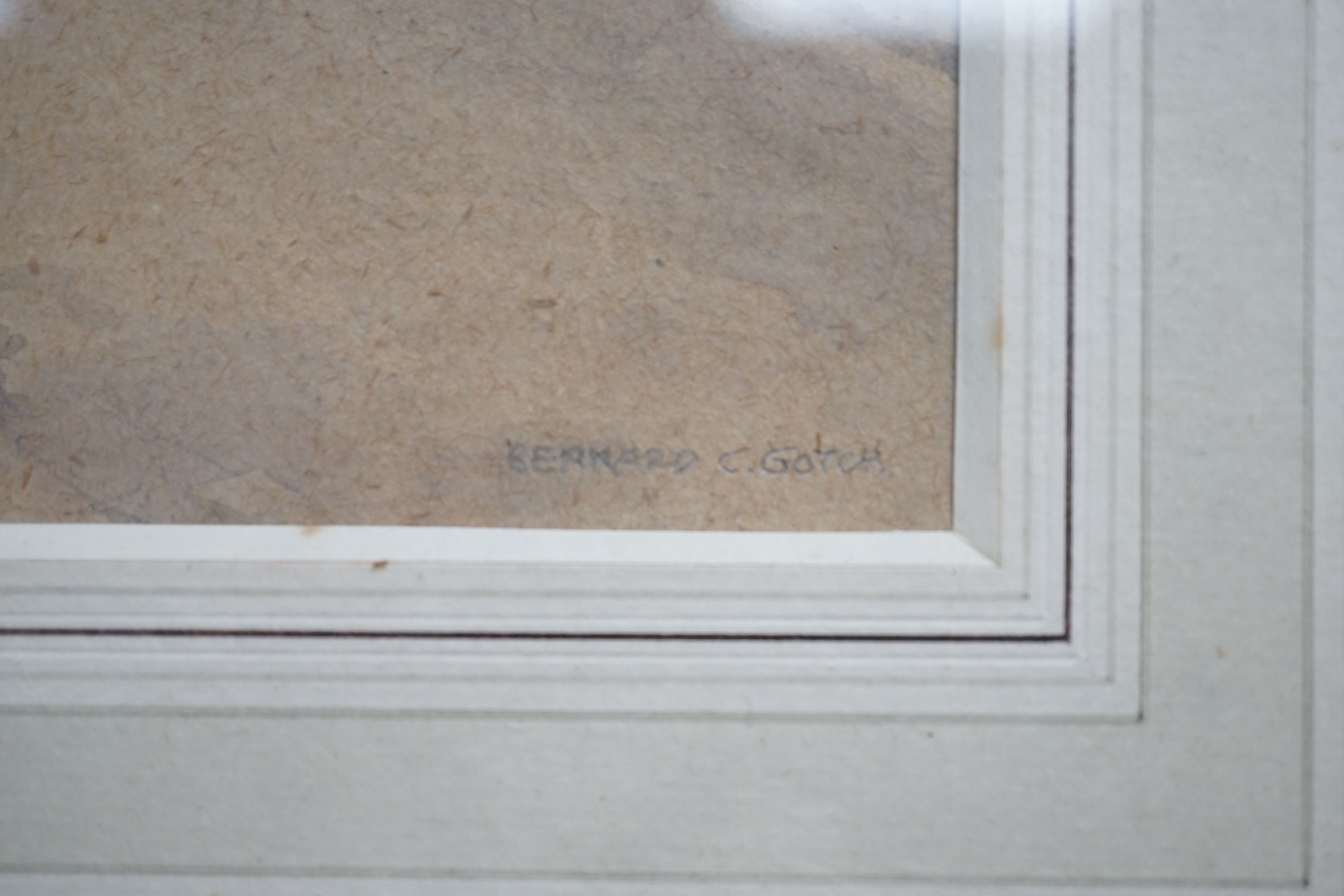 Bernard Cecil Gotch | London street scene | MutualArt