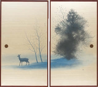 Hiroshi Senju | Work ( fusuma-e / a set of 2) | MutualArt