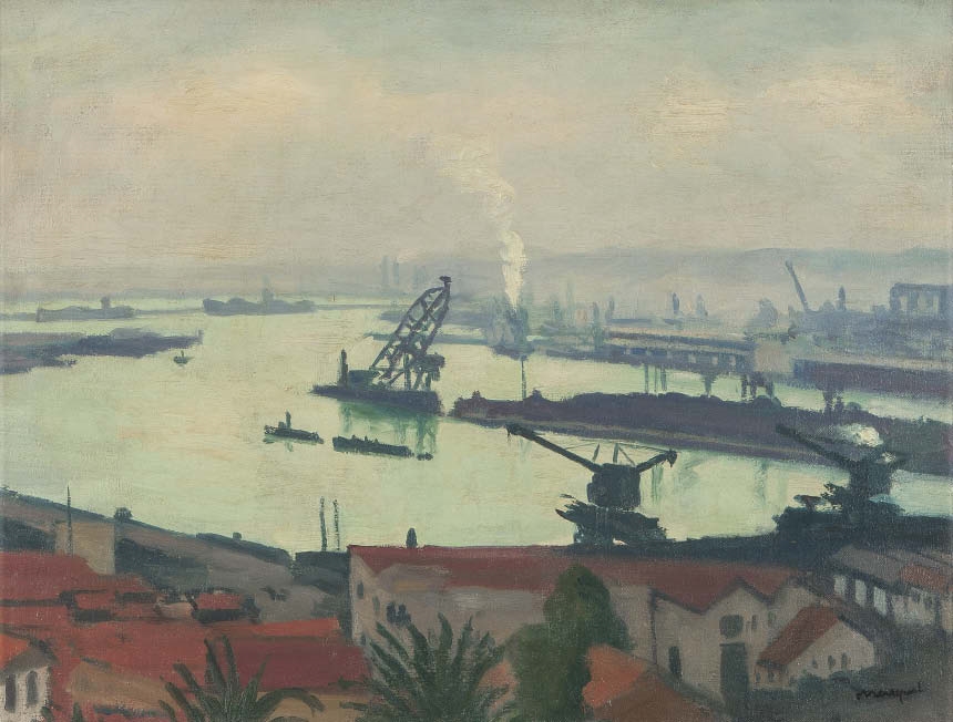 Albert Marquet | Arbre en fleurs devant Alger. (Circa 1943) | MutualArt