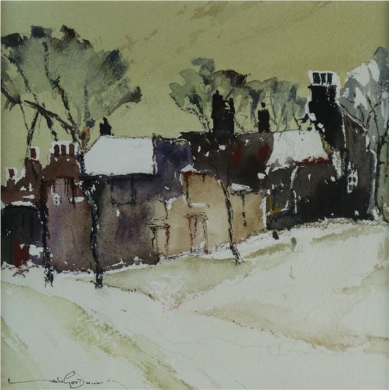 Leslie Goodwin | Snow at Bosworth Field | MutualArt