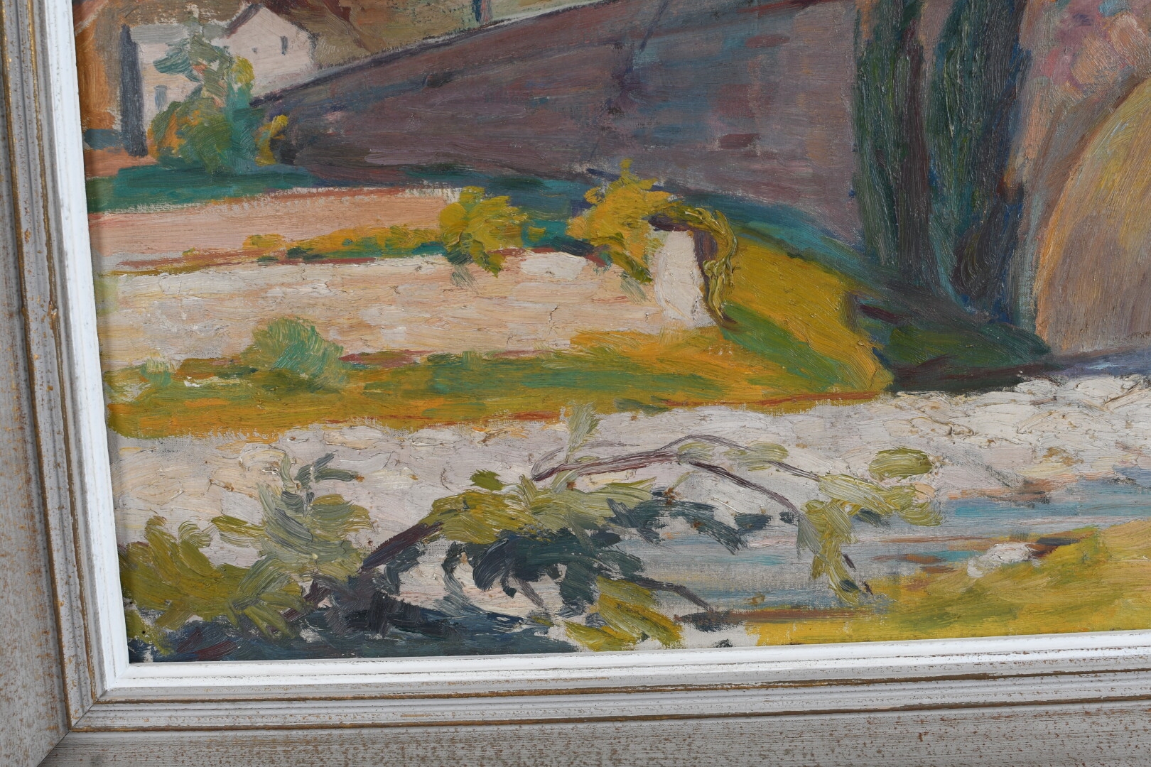 Paul Remy | Paysage corse au village et pont | MutualArt