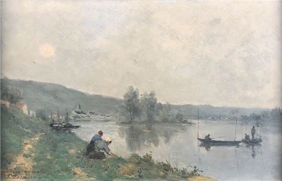 Paul-Emmanuel Peraire | Lavandières à la rivière et Le brouillard du ...