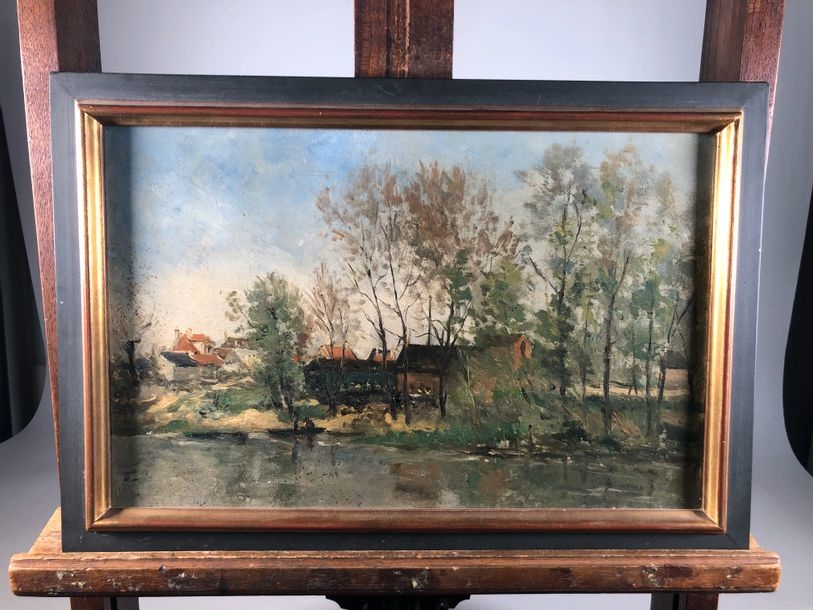 Paul-Emmanuel Peraire | Lavandières à la rivière et Le brouillard du ...