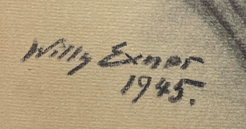 Willy Exner | Frauenportrait (1945) | MutualArt