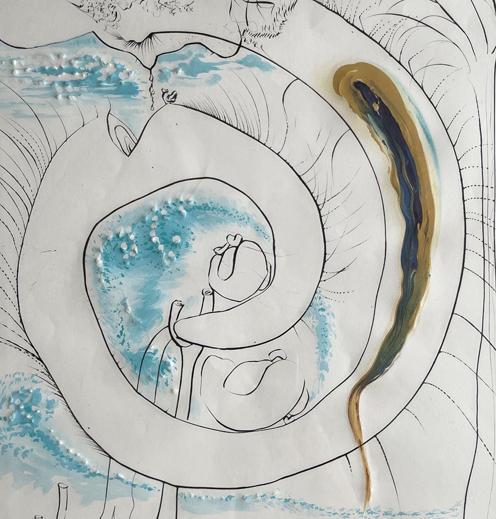 Salvador Dalí | The visceral circle of the cosmos (1974) | MutualArt
